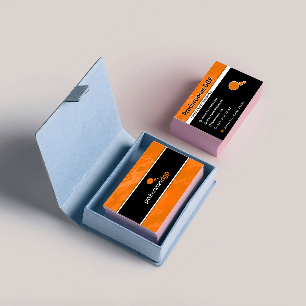 TARJETAS DE PRESENTACIÓN PERSONALIZADAS 100 unidades – Producciones DGP